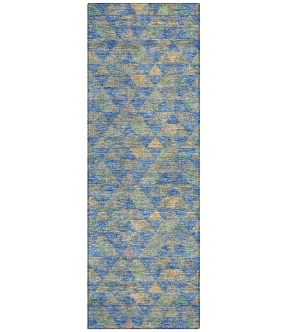 Addison Chantille Rug ACN612 Blue 2'3" x 7'6" - Rugs Town