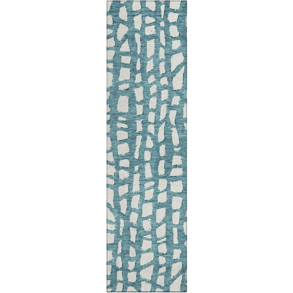Addison Chantille Rug ACN754-Teal 2.3X7.6 Rectangle - Rugs Town