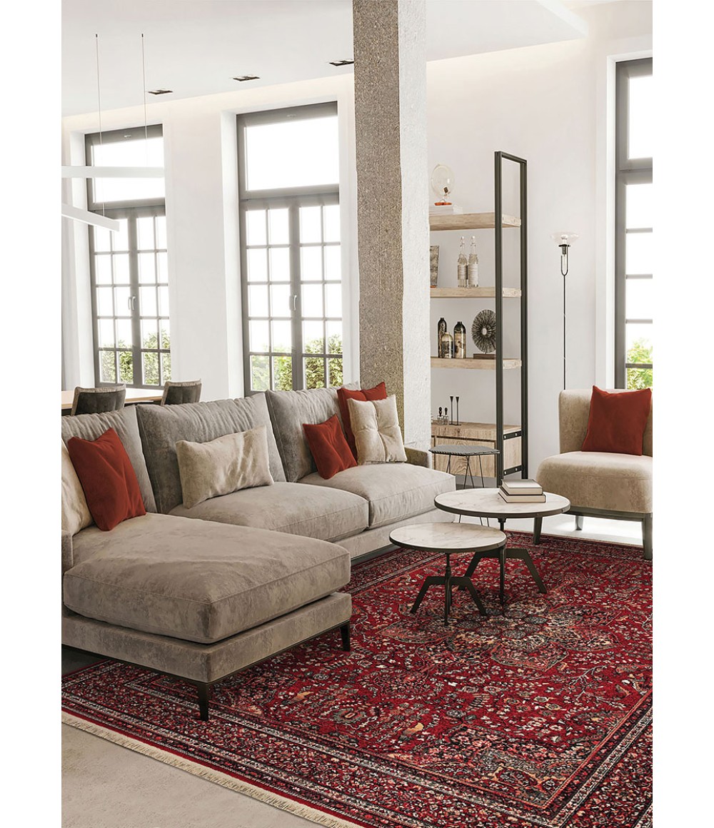 Couristan Kashimar Antique Red Rug 0612/3337 2.2 X4.9 - Rugs Town