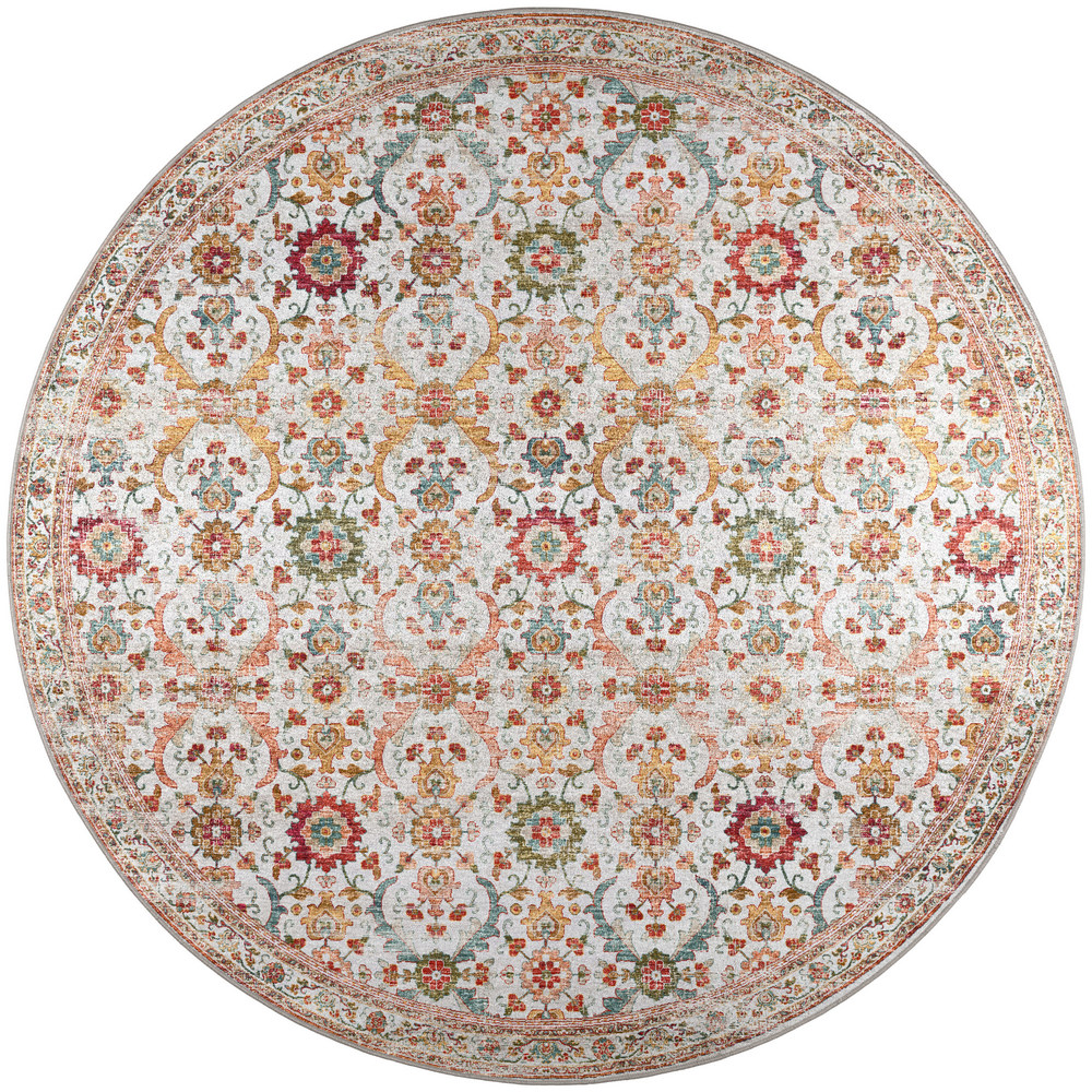Dalyn Jericho JC1 Ivory Area Rug 10' ROUND - Rugs Town