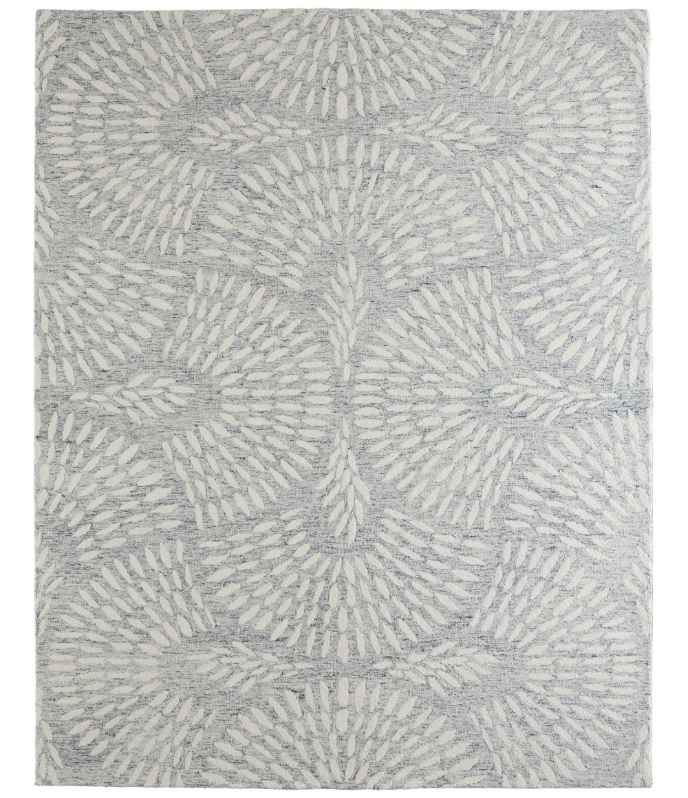 Feizy Wallace Gray/Ivory Rug WAL8A38F 8ft.X10ft. Rect. - Rugs Town