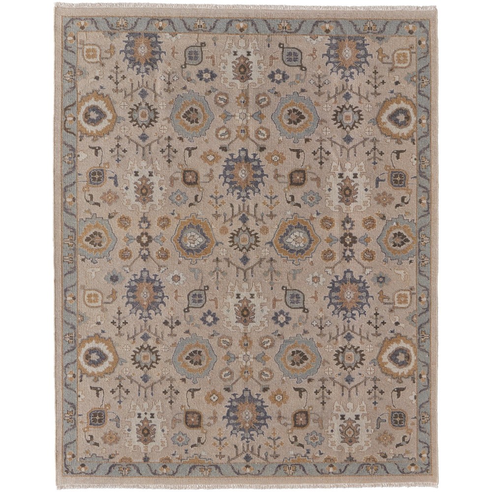 Feizy Corbitt 0613F Beige/Multi Area Rug 8X8 - Rugs Town