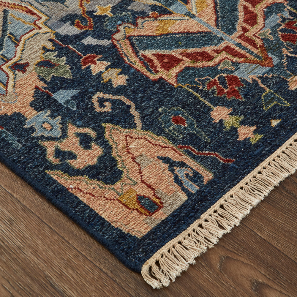 Feizy Leylan 0563F Blue/Multi Area Rug 96X136 - Rugs Town