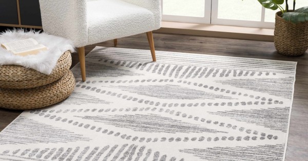 Hauteloom Tigris Grey Rug TGS2327 2ft.X3ft. - Rugs Town