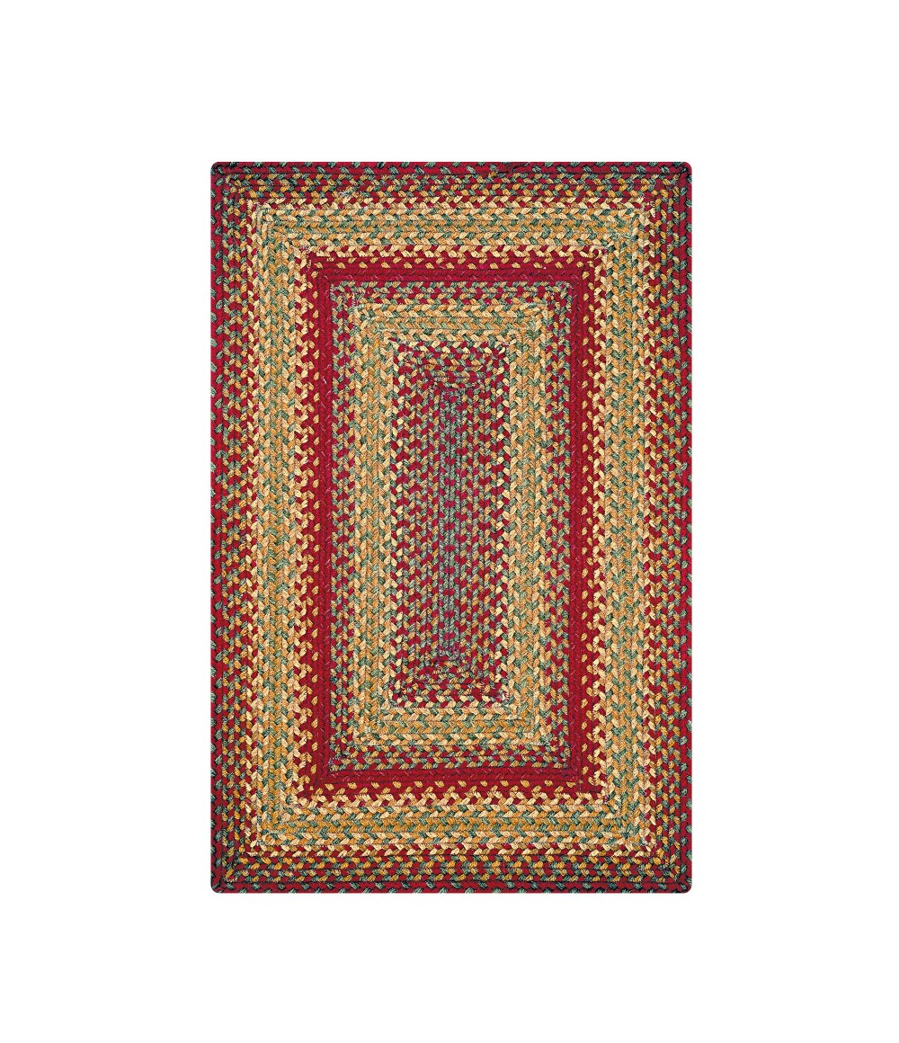 Homespice Braided Red Rug 516121 8X10 Rect - Rugs Town