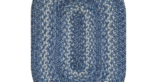 Homespice Braided Blue Rug 506689 8X10 Oval - Rugs Town