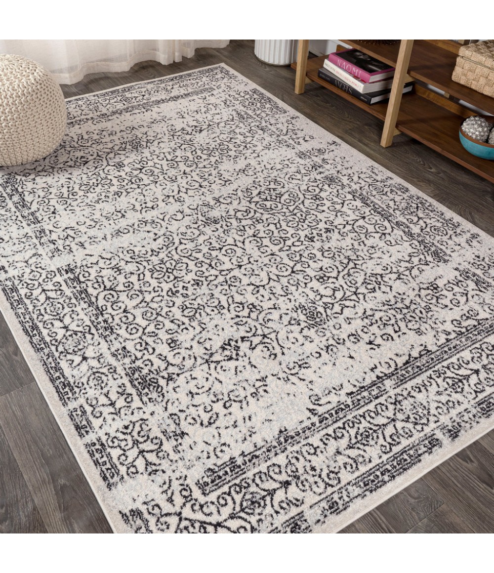 Bohemian Flair BMF108C Gray/Black Rug 7.9X10 - Rugs Town