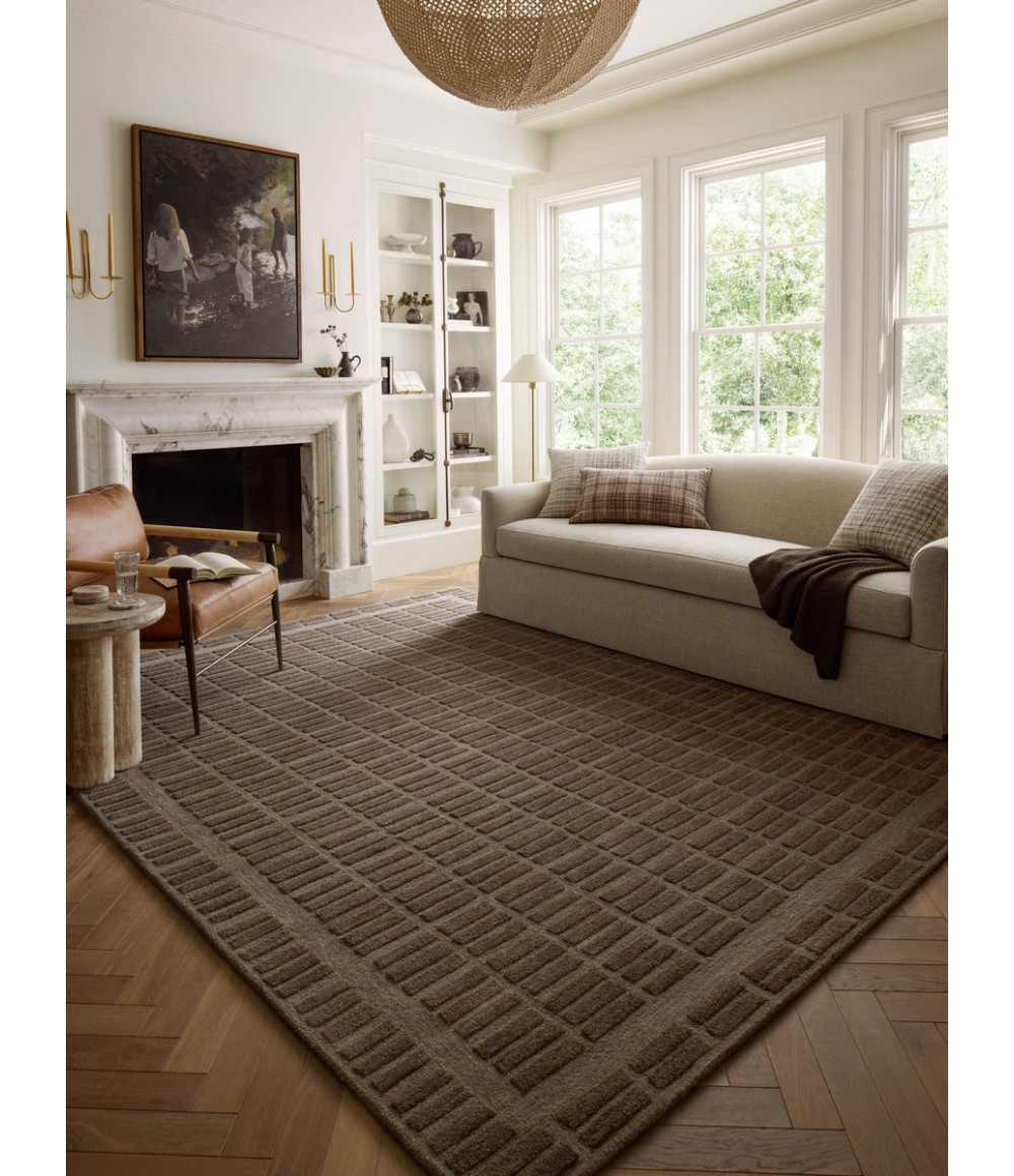 Chris Loves Julia x Loloi Bradley Cocoa / Cocoa Rug BRL-06 3 ft. 6 in ...