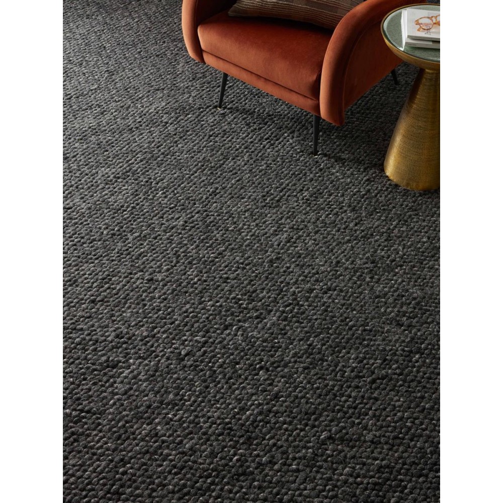 Jean Stoffer x Loloi Hendrick Charcoal Rug HEN-01 7 ft. 9 in. X 9 ft. 9 ...