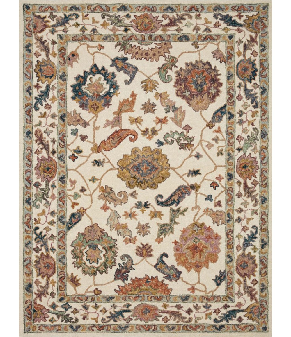 Loloi Padma Pma01 White/Multi Area Rug 5.0X7.6 - Rugs Town