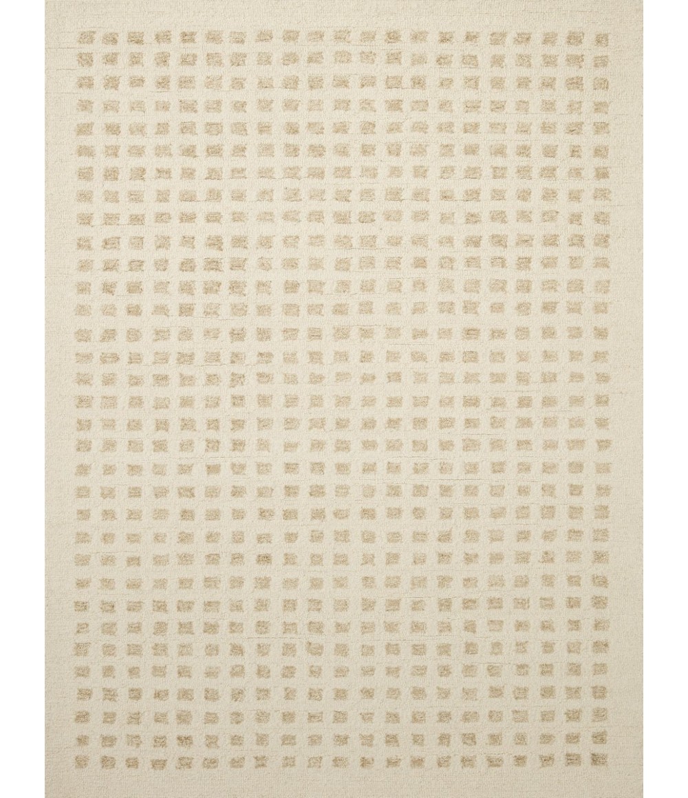 Chris Loves Julia x Loloi Polly Ivory / Natural Rug POL-01 5 ft. X 7 ft ...