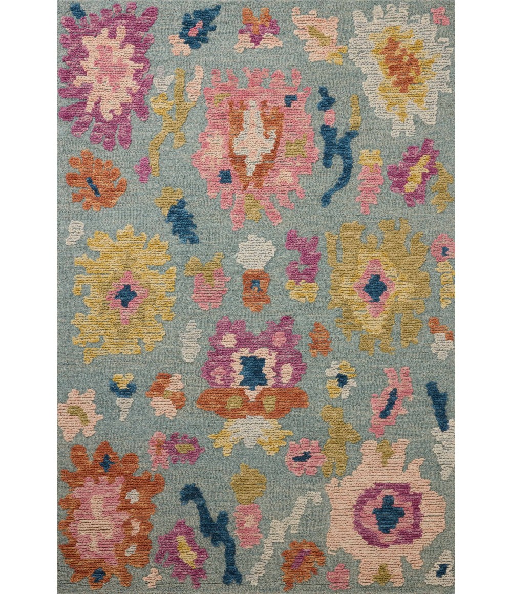 Loloi Tilly Spa/Multi Rug TIL-01 7ft.-9in.X9ft.-9in. - Rugs Town