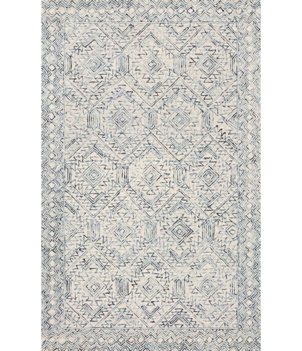 Loloi Ziva Zv03 Bluestone Area Rug 7.9X9.9 - Rugs Town