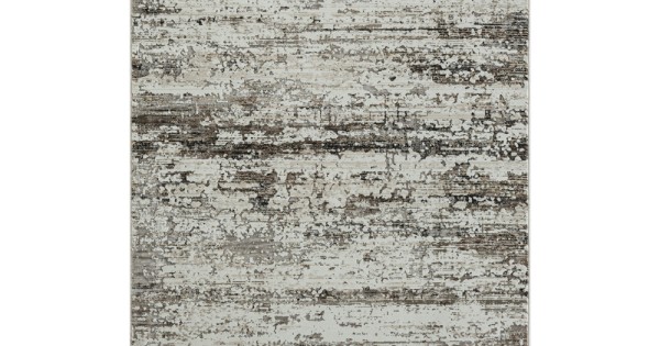 LR Home Brisbane Dark Gray Rug 82286 5 ft. X 7 ft. 11 in. - Rugs Town