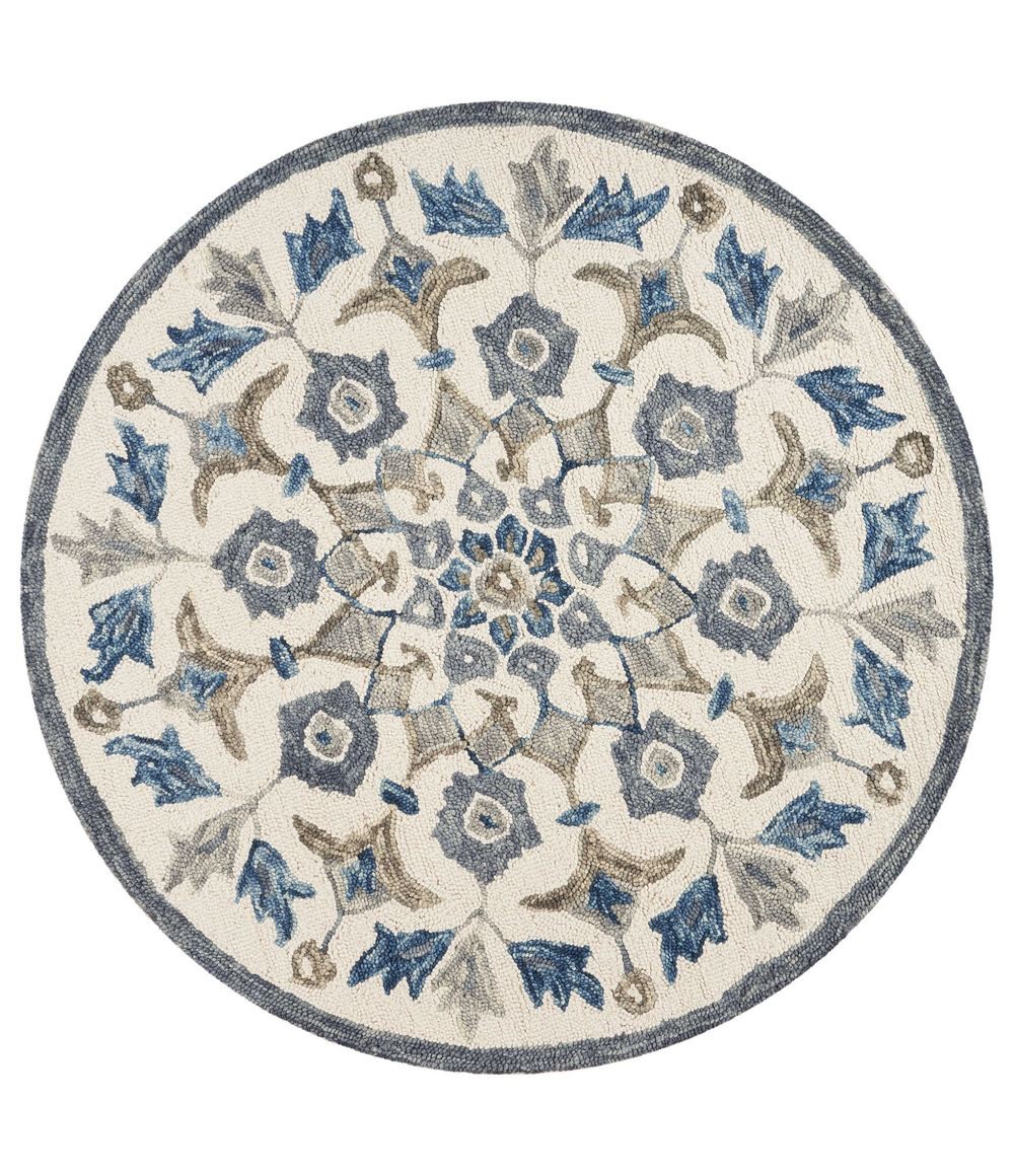 Daleyza DAZ-AT Ivory Area Rug 4 ft. Round - Rugs Town