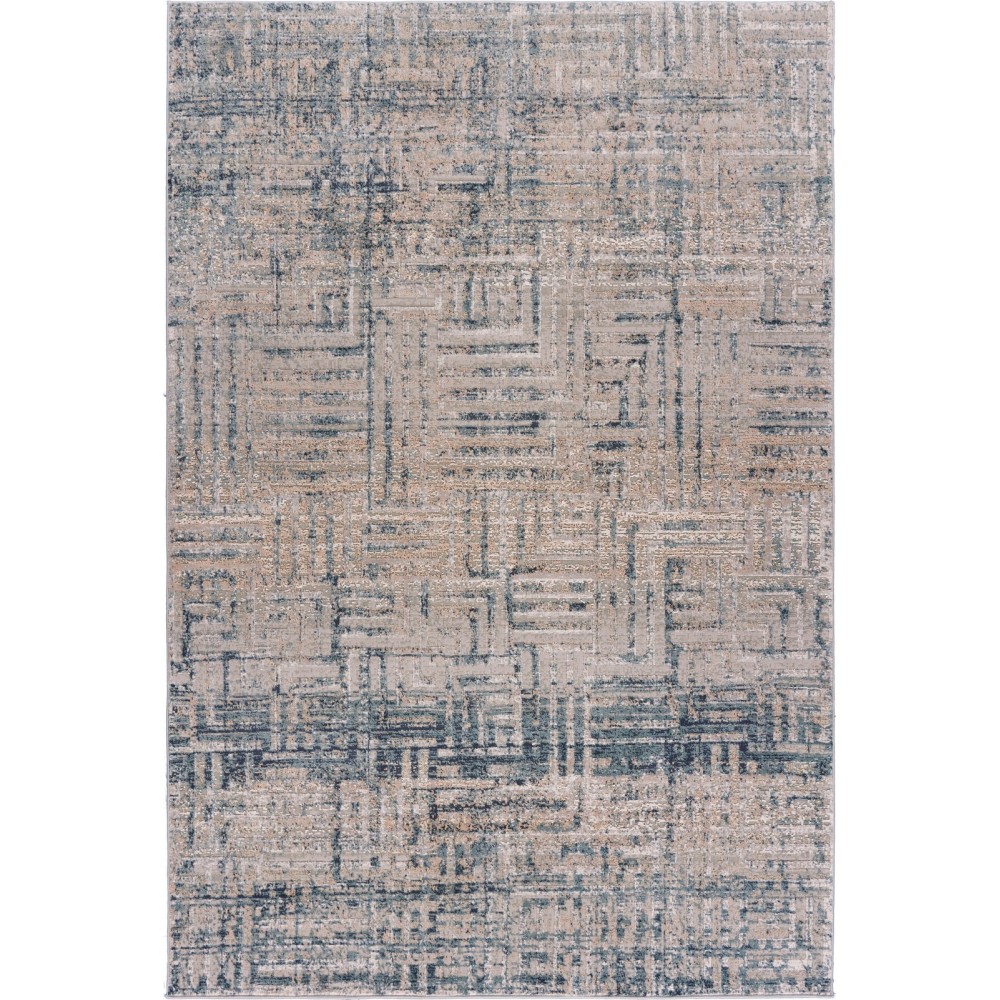 LR Home Imagine Cream/Blue/Ivory Rug 81517 7 ft. 9 in. X 10 ft. 9 in ...