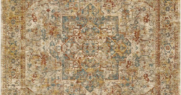 Karastan Mah Ezine Cream Rug 2.7X7.3 - Rugs Town