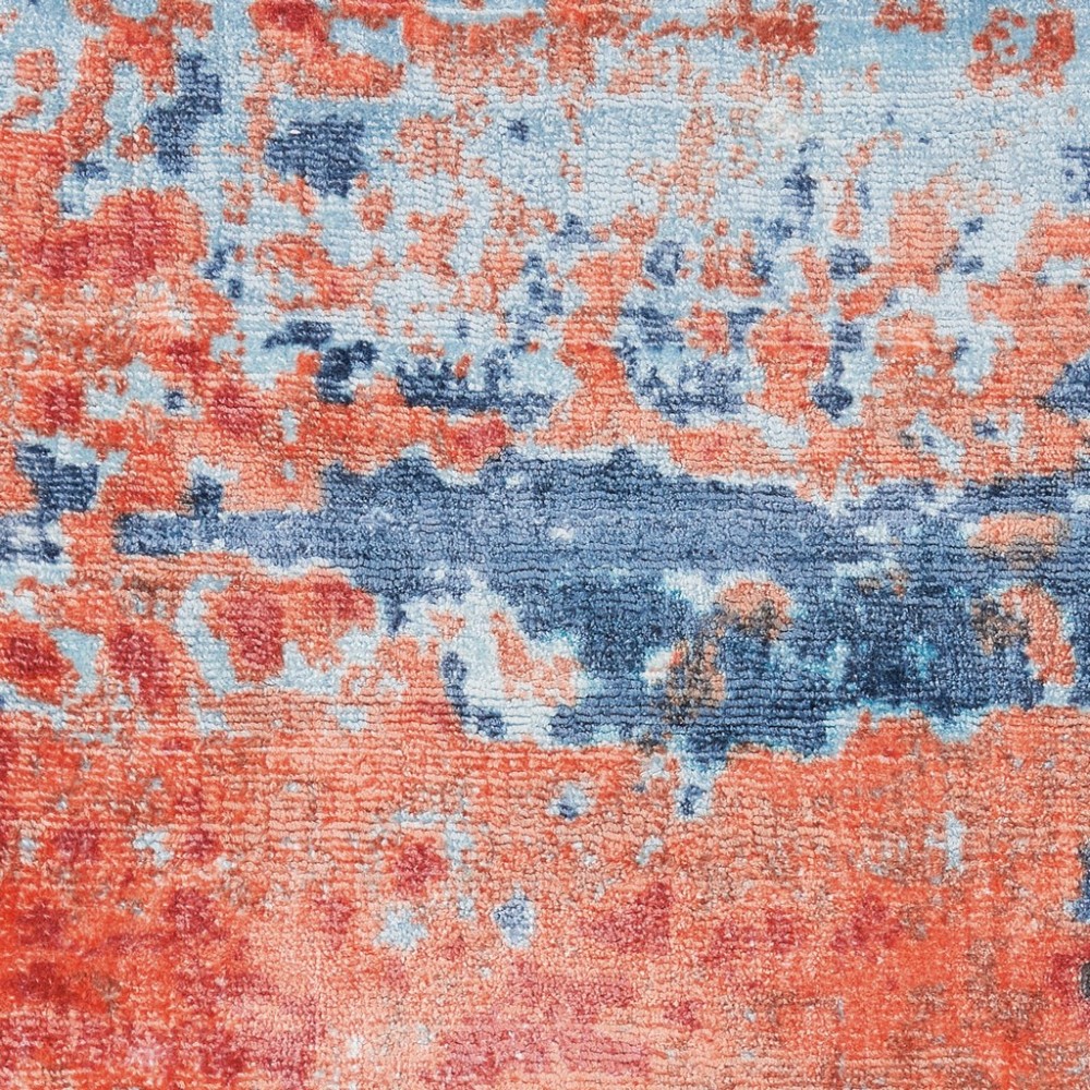 Ki37 Safari Dreams Ki374 Blue Brick Rug 5.3X7.5 - Rugs Town