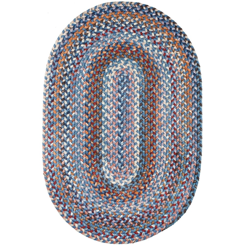 Rhody Astoria Blue Dragon Rug AS92 5X8 Oval - Rugs Town