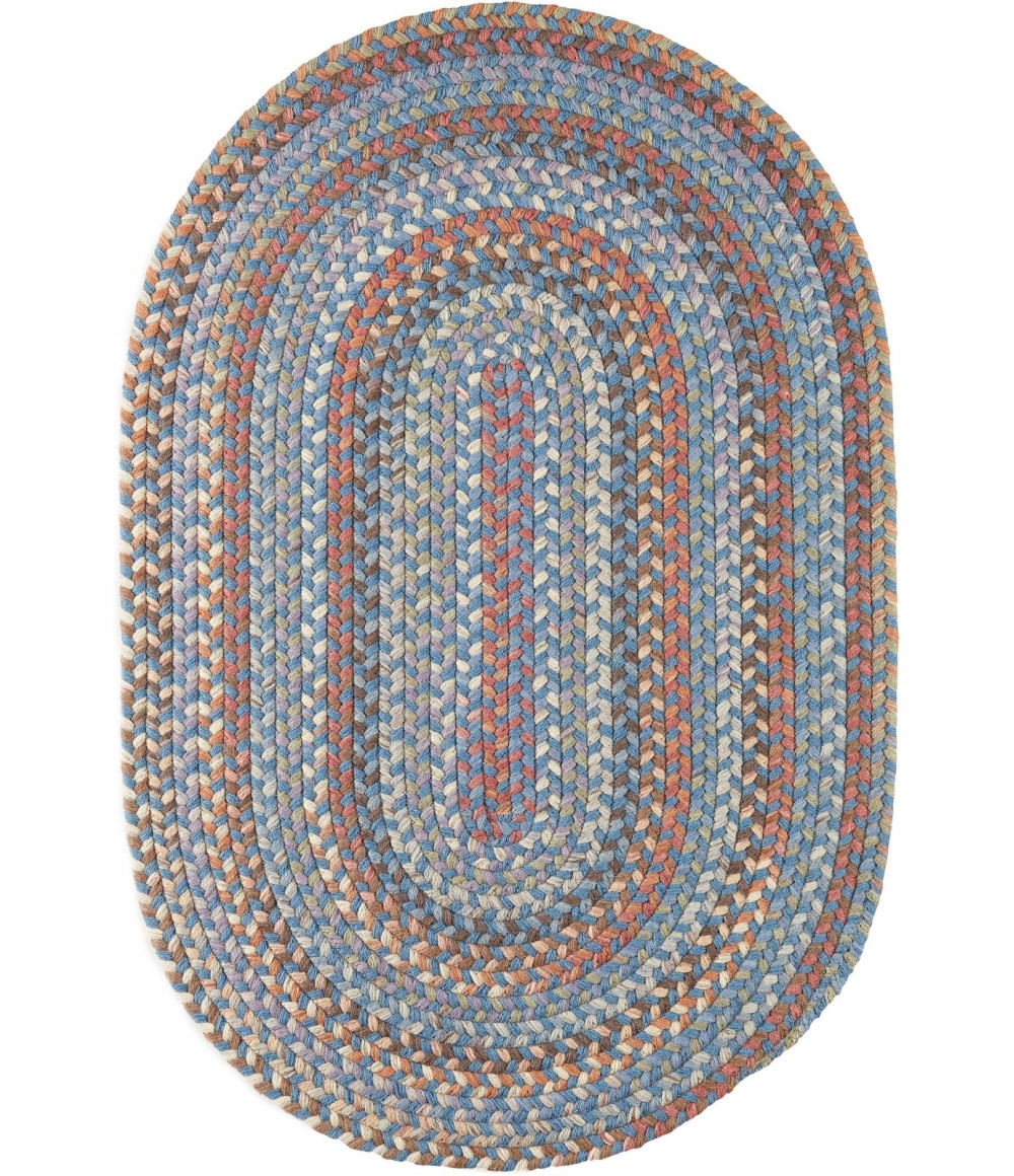 Rhody Bar Harbor Bluestone Rug BH97 2X3 Oval - Rugs Town