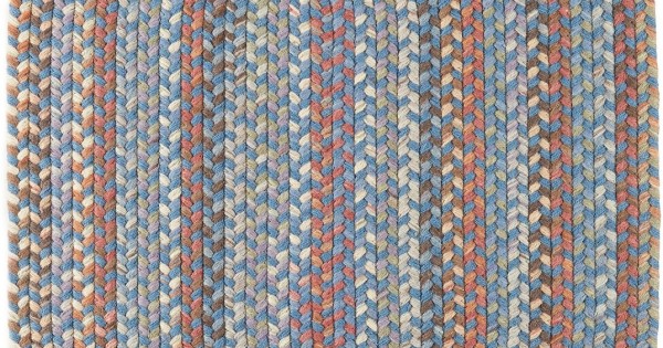 Rhody Bar Harbor Bluestone Rug BH97 2X3 Oval - Rugs Town