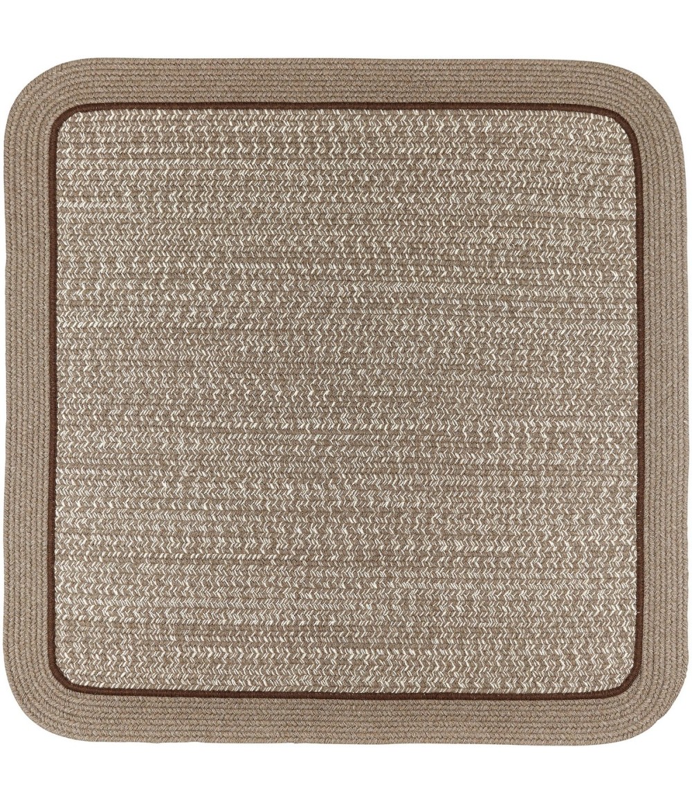 Rhody Casual Comfort Mocha Rug CC38 4X4 Square - Rugs Town