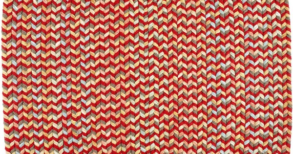 Rhody Cypress Brilliant Red Rug CY47 4X6 Oval - Rugs Town