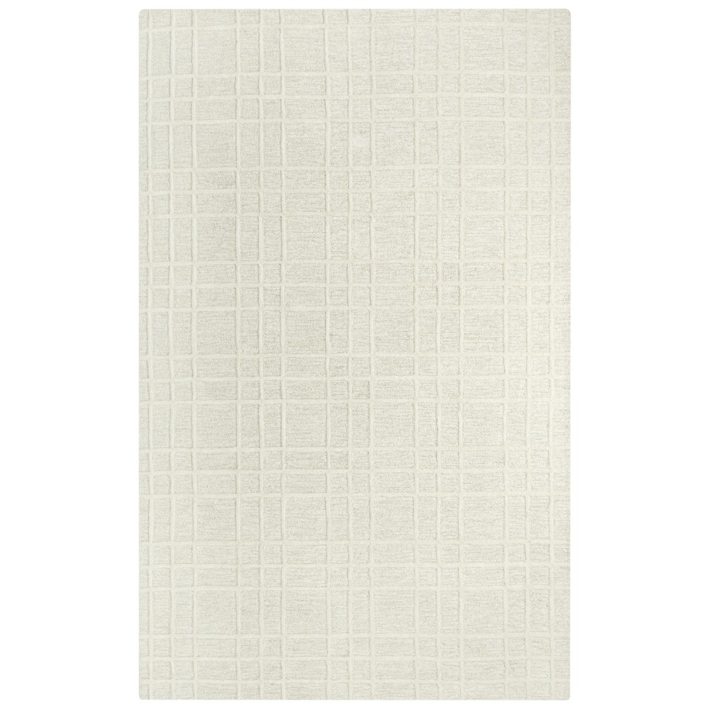 Rizzy Home Lofton Ivory Rug A07101 5 ft.X7.6 - Rugs Town