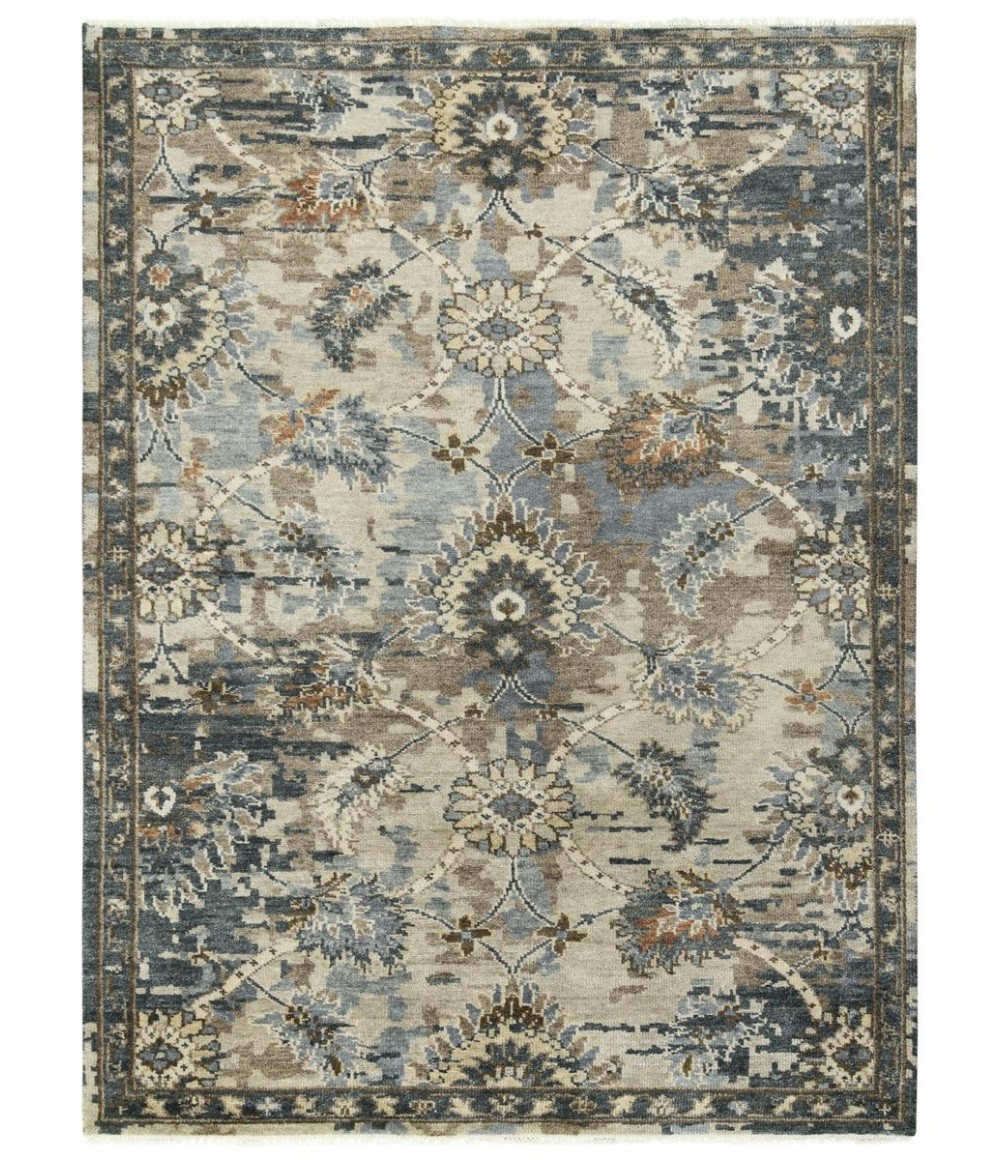 Rizzy Home ATN917 Neutral Area Rug 9 ft. X 12 ft. - Rugs Town