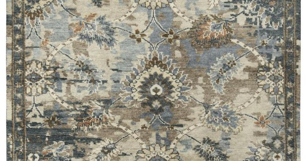 Rizzy Home ATN917 Neutral Area Rug 9 ft. X 12 ft. - Rugs Town