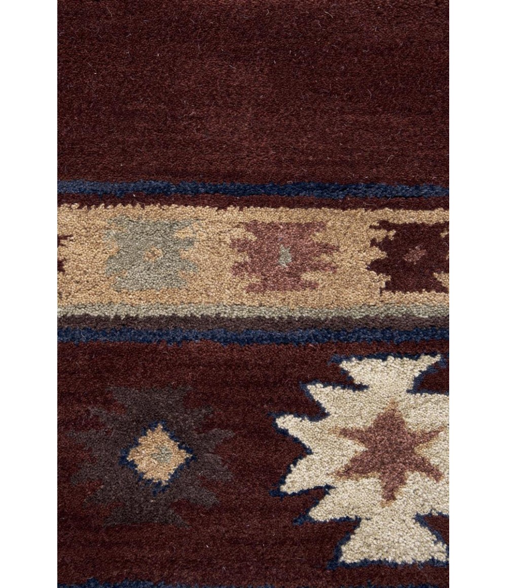 Rizzy Home SU2009 Red Area Rug 6ft. 6in. X 9ft. 6in. - Rugs Town