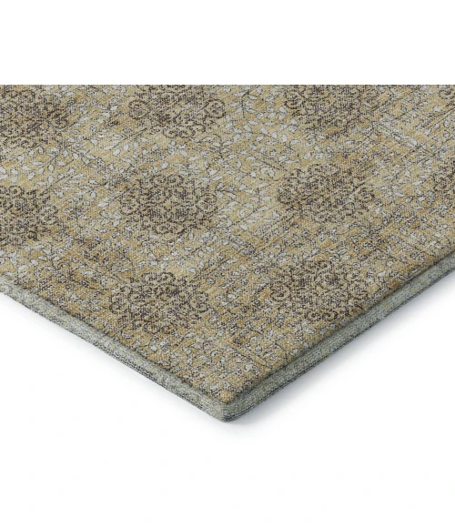 Addison Mayfield Gold Rug AMF1856 2ft. 3in.x7ft. 6in. - Rugs Town