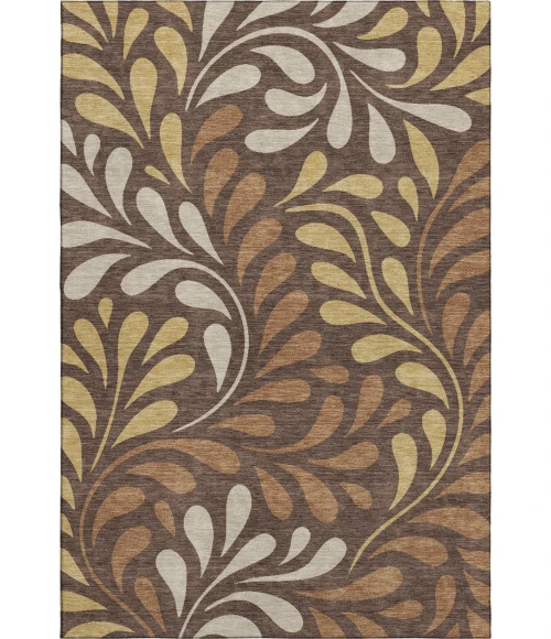 Addison Mayfield Brown Rug AMF2411 - 8ft Round - Rugs Town