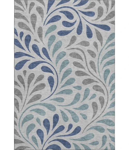 Addison Mayfield Gray Rug AMF2411 - 8ft Round - Rugs Town