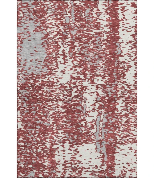 Addison Mayfield Red Rug AMF949 - 8ft Round - Rugs Town