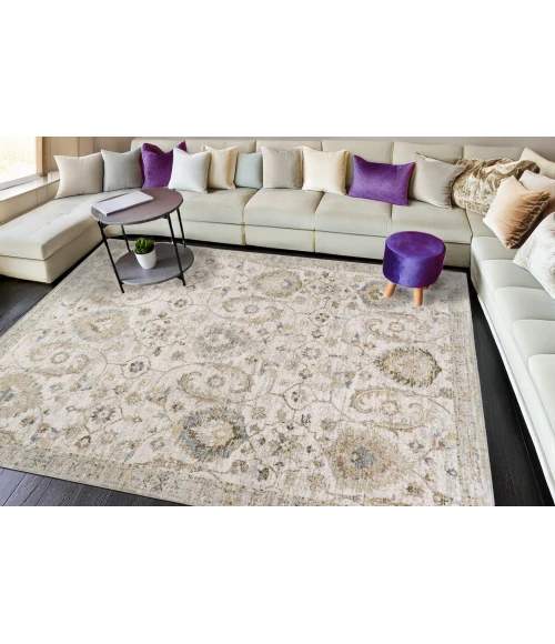 Dynamic Rugs MILANO Grey/Beige/Dark Grey Rug 12500 9ft. 2in.X12ft. 10in ...