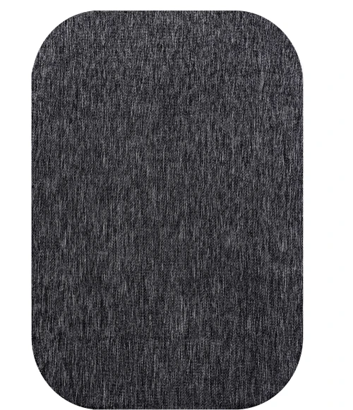 Jonathan Y SHAPES Black Rug SHP100A 4ft.X6ft. Specialty - Rugs Town